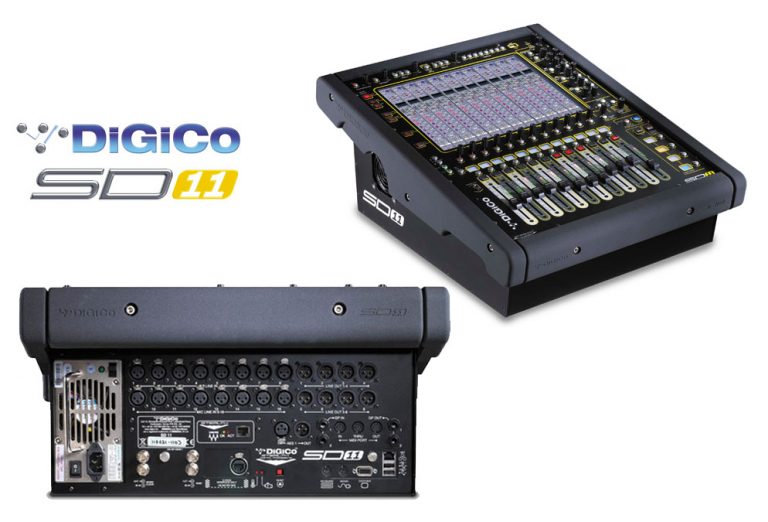 DiGiCo SD11 Controlled Mixer Hire – Sound And Sight Entertainment