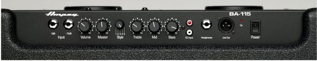 Ampeg BA115 Tilt Back Bass Combo Amplifier Hire – Sound And Sight ...